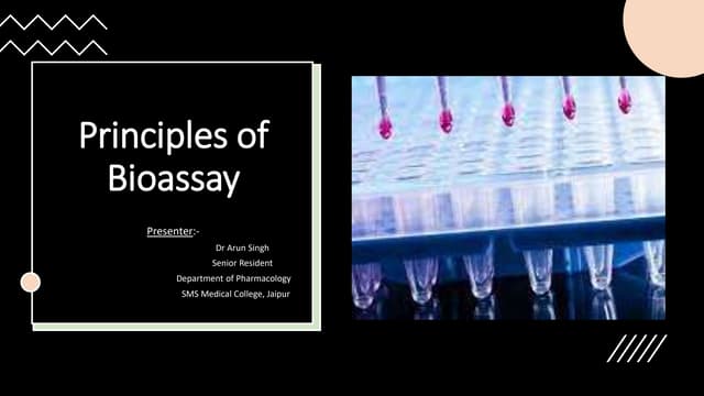 Bioassay | PPTX