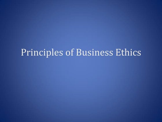 INFOSYS - Ethical Practices | PPT