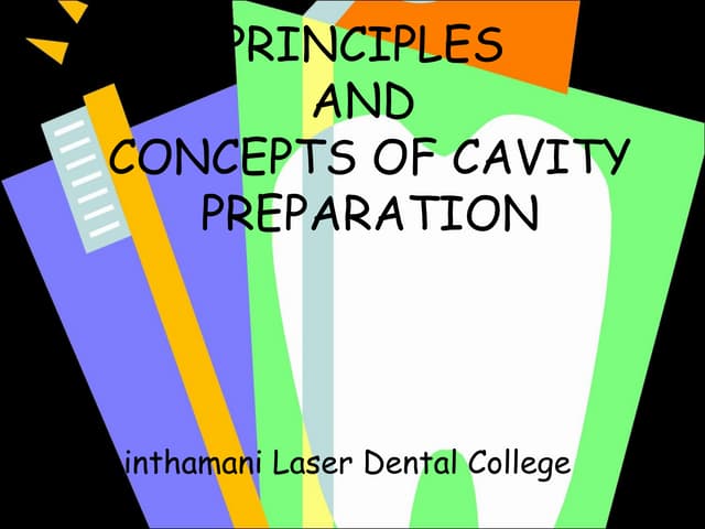 Class V and VI amalgam cavity preparations | PPTX