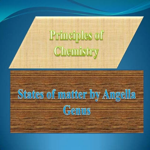 Principles Of Chemistry | PPTX