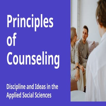 Discipline and Ideas in the Applied Social Sciences - Principles of ...