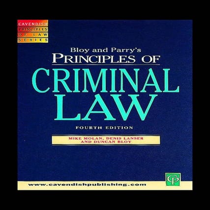 Principles of criminal_law__principles_of_law_series_ | PDF | Crime ...
