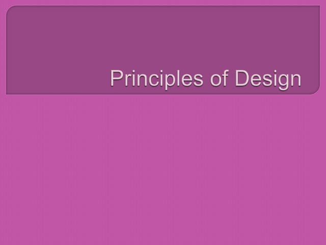 PRINCIPLES OF DESIGN IN FASHION | DOCX