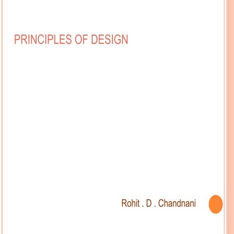 Principles of design | PPTX