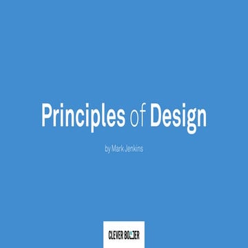 Principles of User Interface Design