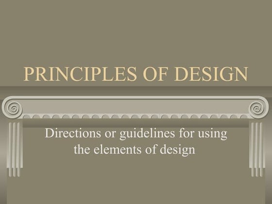 Elements and principles | PPT