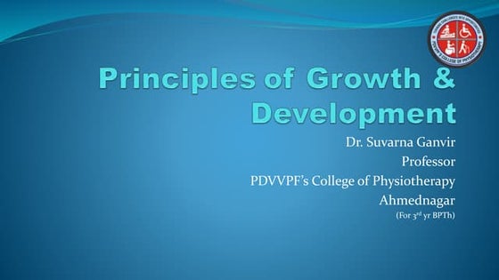 Principles of Human Development | PPTX