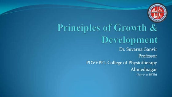 Principles of growth and development | PPTX | Parenting Babies and ...
