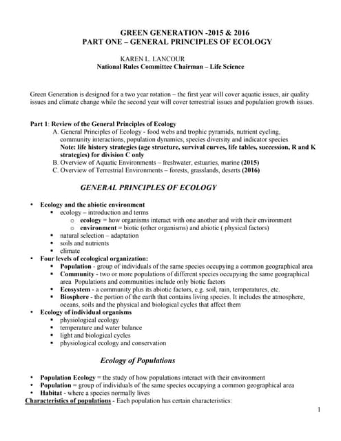 Laws of limiting factors | PPTX | Geography | Science