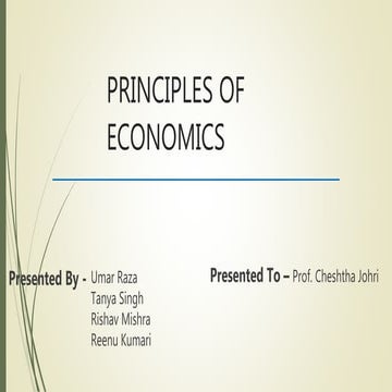 Principles of economics (growth paradox) | PPTX