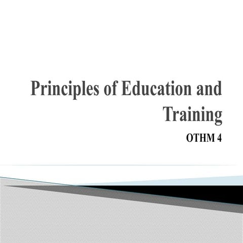 Principles of Education and Training.pptx