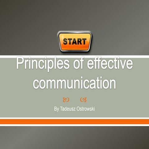 Principles of effective communication | PPT