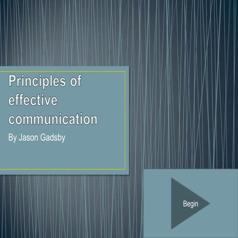 Principles of effective communication | PPT