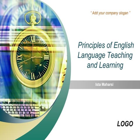 Principles of elt introduction | PPTX