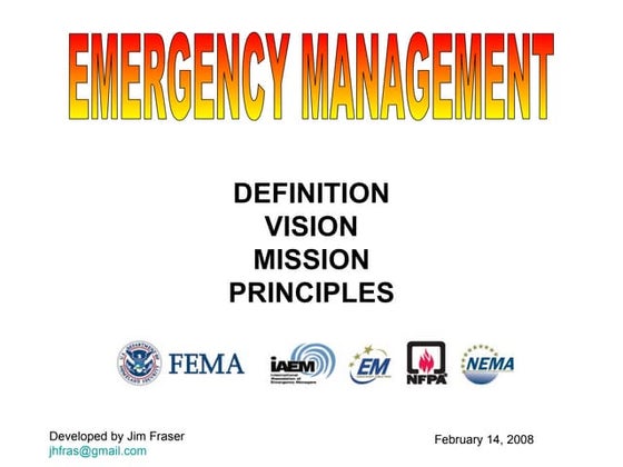 Emergency management | PPTX