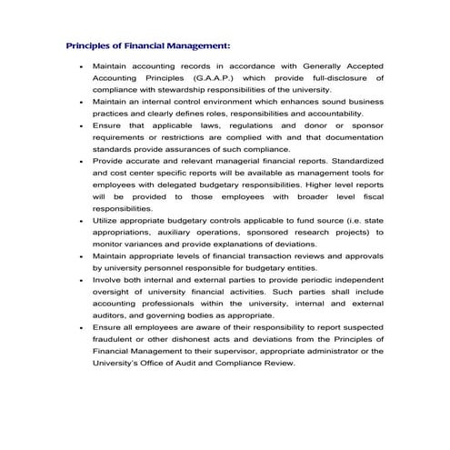 Principles of financial management | DOC