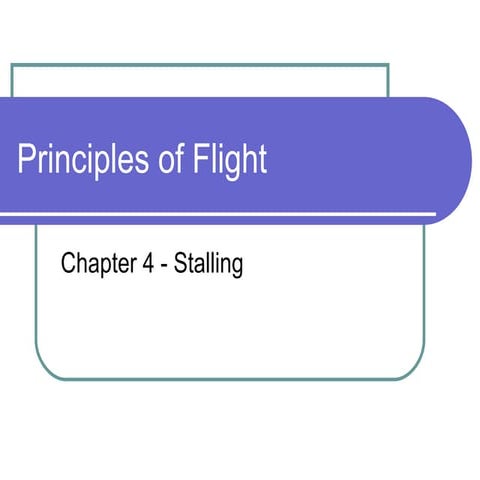 Principles of flight_chapter_4 | PPT | Air Travel | Travel Type