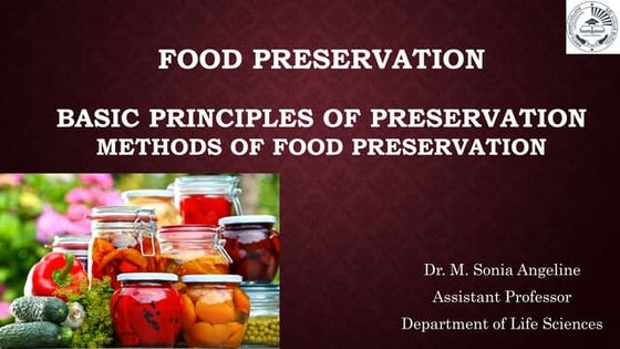 Methods of food preservation | PPT