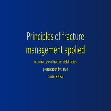 principles of fracture management by plaster cast.pptx