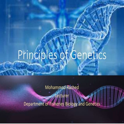 Principles of genetics | PPTX