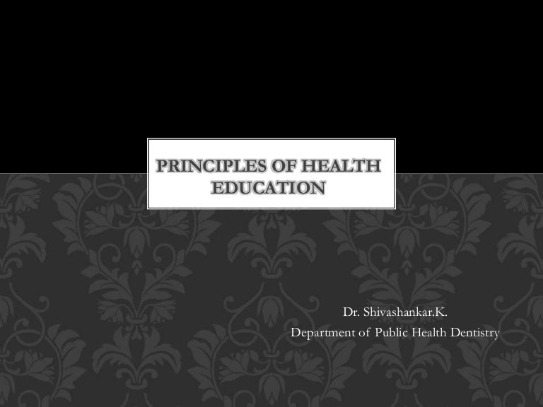 Principles Of Health Education principles-of-health-education