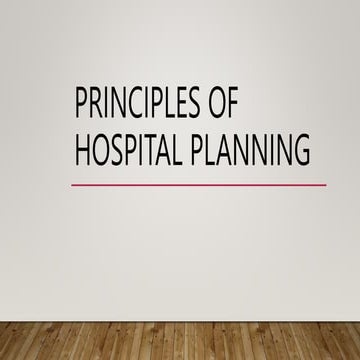Principles of Hospital planning.pptx