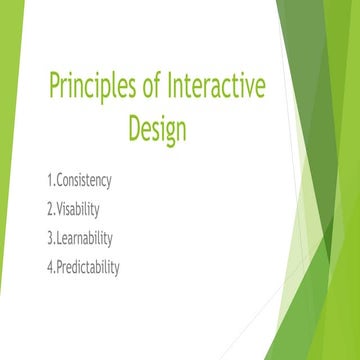 Principles of Interactive Design | PPTX