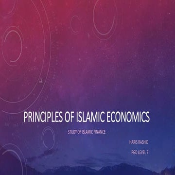 PRINCIPLES OF ISLAMIC ECONOMICS.pptx