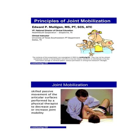 Principles_of_Joint_Mobilization.pdf learn | PDF