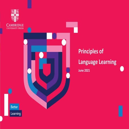 Principles of Language Learning - June 2021 | PPT