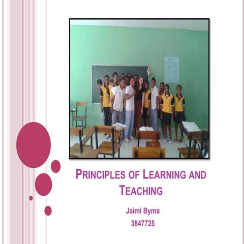 Principles of learning and teaching | PPT