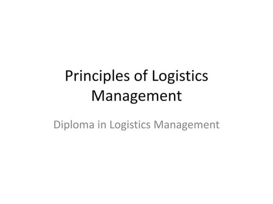 DISTRIBUTION MANAGEMENT - Introduction to Distribution and its origin | PPT