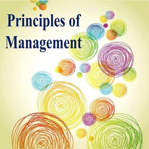 Principles of Management | PPTX