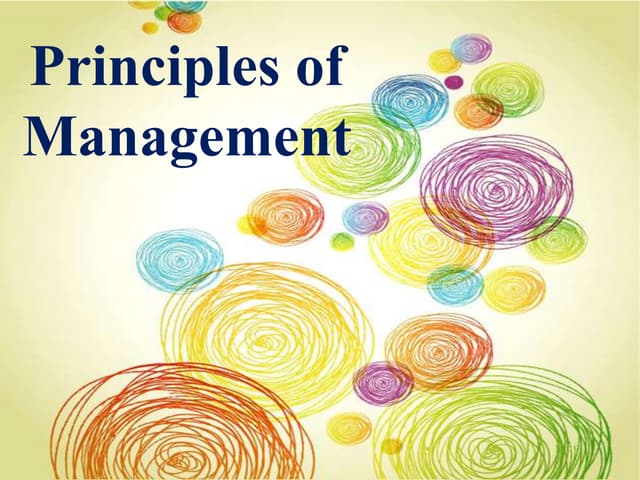 Principles of management class 12 | PPTX | Business Administration ...