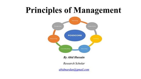 The 5 M’s of Management.pptx | Business | Business and Finance