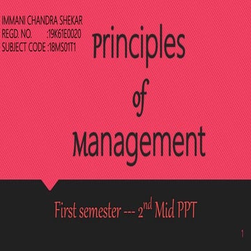 Principles of management - Stress management and its remedies | PPTX