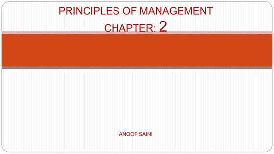 Principles of Management Project CLASS XII | DOCX