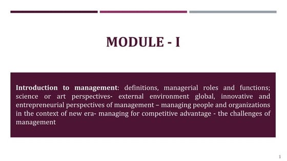 Management as science, art and profession...! | PPT