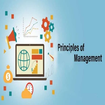 Principles of Management PowerPoint presentation | PPTX