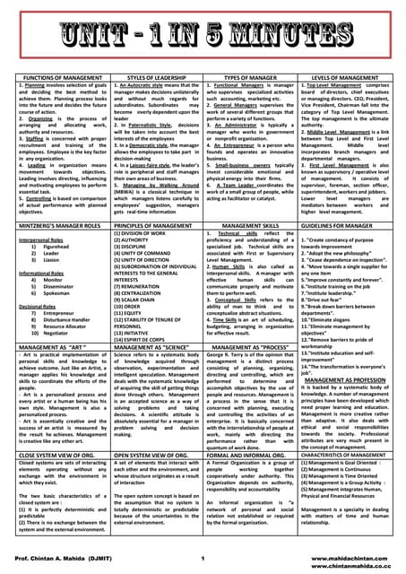 Principles of Management Chapter 1 | PPT