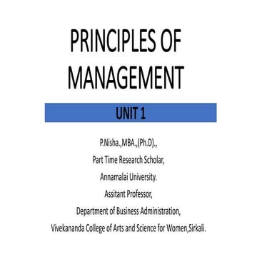 PRINCIPLES OF MANAGEMENT unit 1.pptx