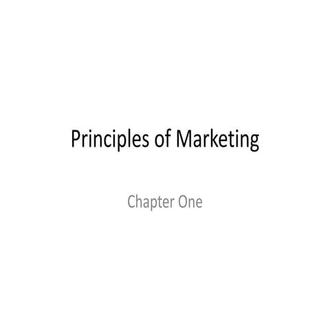 Core Concepts of Marketing | PPTX