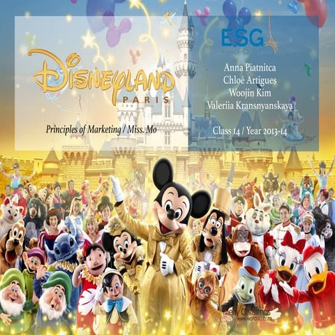 [Principles of Marketing] Disneyland Paris | PDF