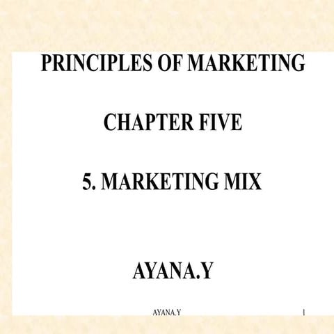 PRINCIPLES OF Marketing UNIT Five Comprehensive.pptx