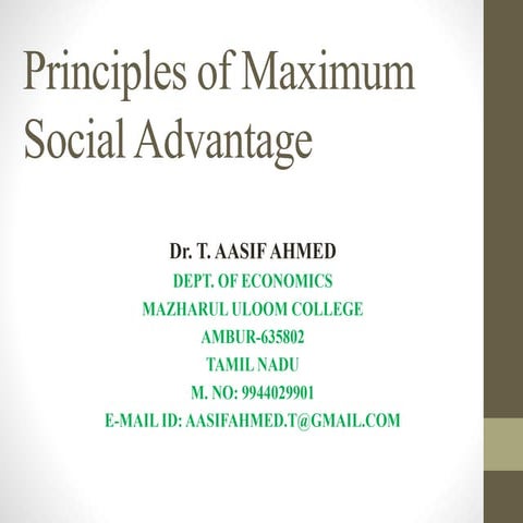 Principles of Maximum Social Advantage.pptx