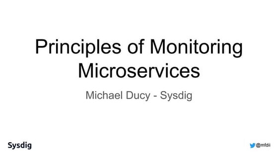 Extending Sysdig with Chisel | PPT