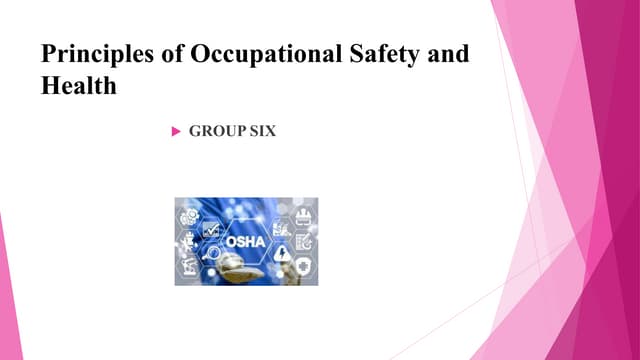 Occupational Health & Safety (OHS ) | PPTX | Human Resources | Business