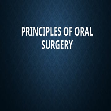 Basic principles of surgery | PPT