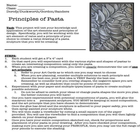 Principles ofpasta | PDF