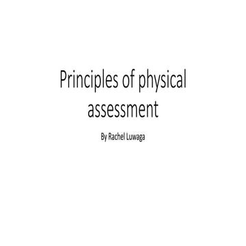 Physical examination | PPTX